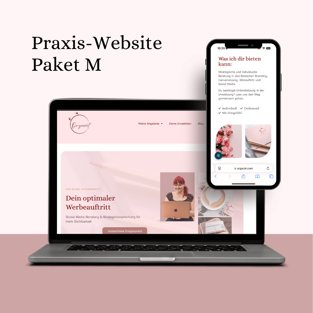 Websitepaket M – Orgacat